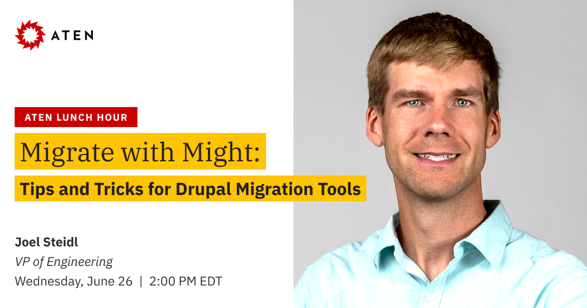Migrate with Might: Tips and Tricks for Drupal's Migration Tools | Aten ... Migrate with Might: Tips and Tricks for Drupal's Migration Tools | Aten ...