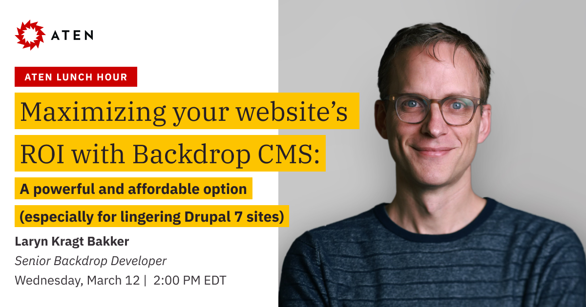 Maximizing your website’s ROI with Backdrop CMS: A powerful and affordable option (especially ...