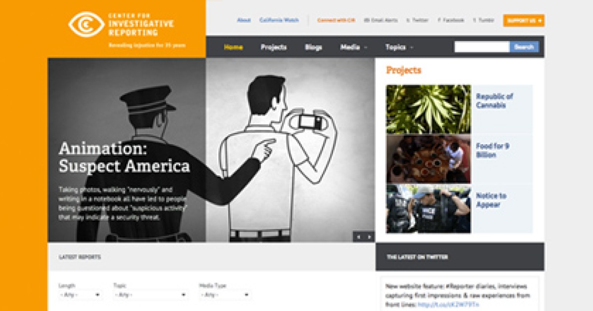 Center for Investigative Reporting | Aten Design Group